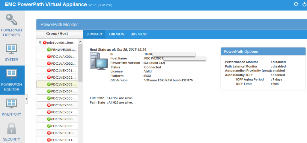 EMC PowerPath Virtual Appliance Version 2.0 SP1: New features and changes | vStrong.info